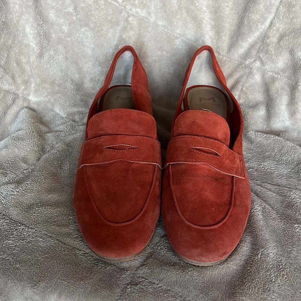 Marc Fisher Ltd Chang Penny Loafer In Rust- 8 - Gem